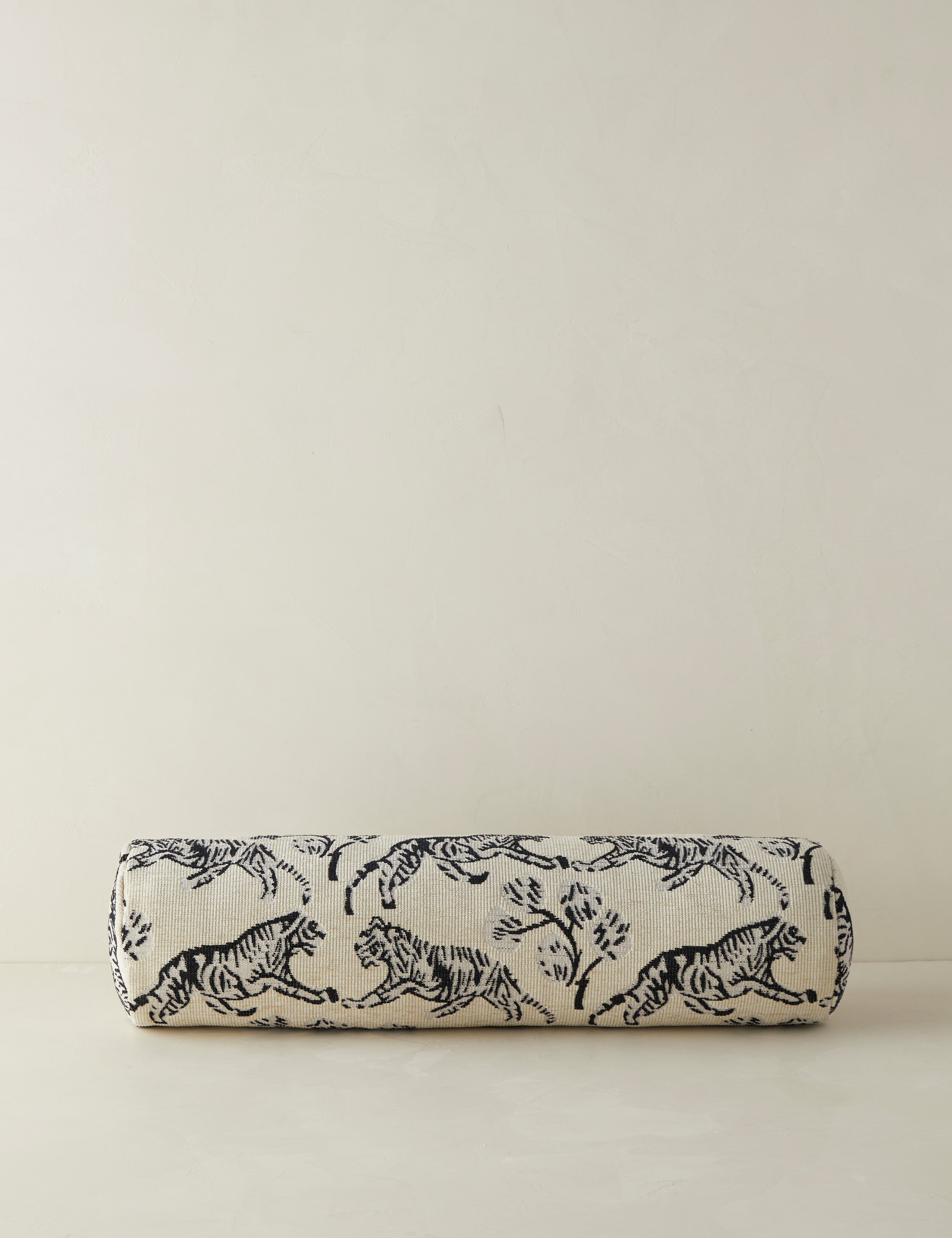 Tiger Jacquard Bolster Pillow by Sarah Sherman Samuel
