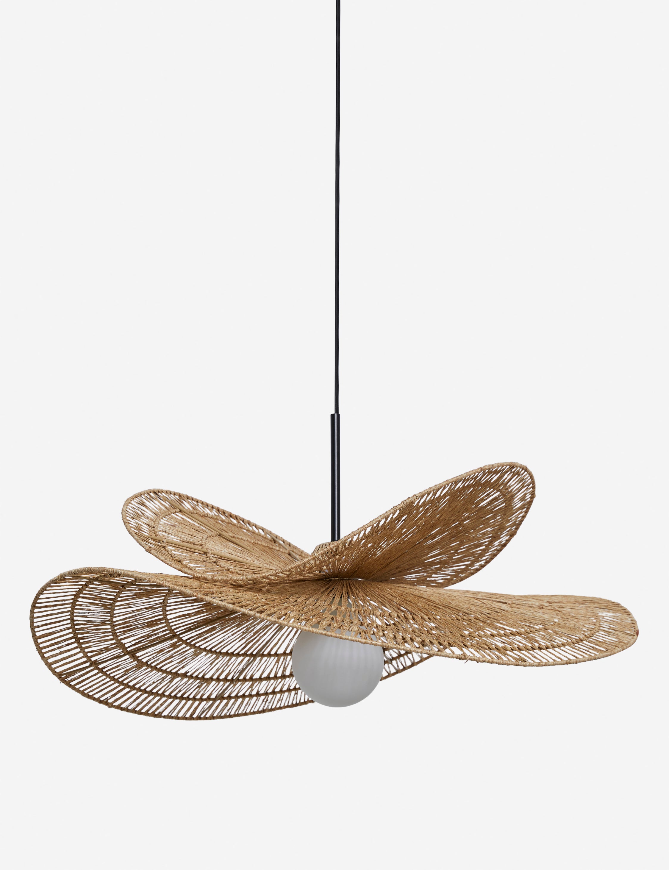 Valar Double Tier Woven Jute Pendant Light