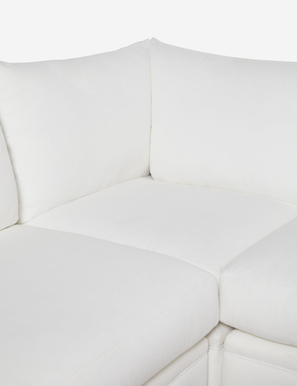 Winona Modern Armless Sectional Sofa