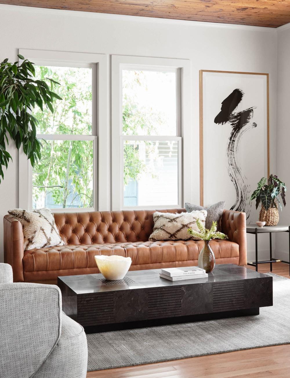 Breanne Leather Sofa