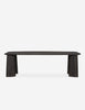 Nera Modern Black Wood Dining Table