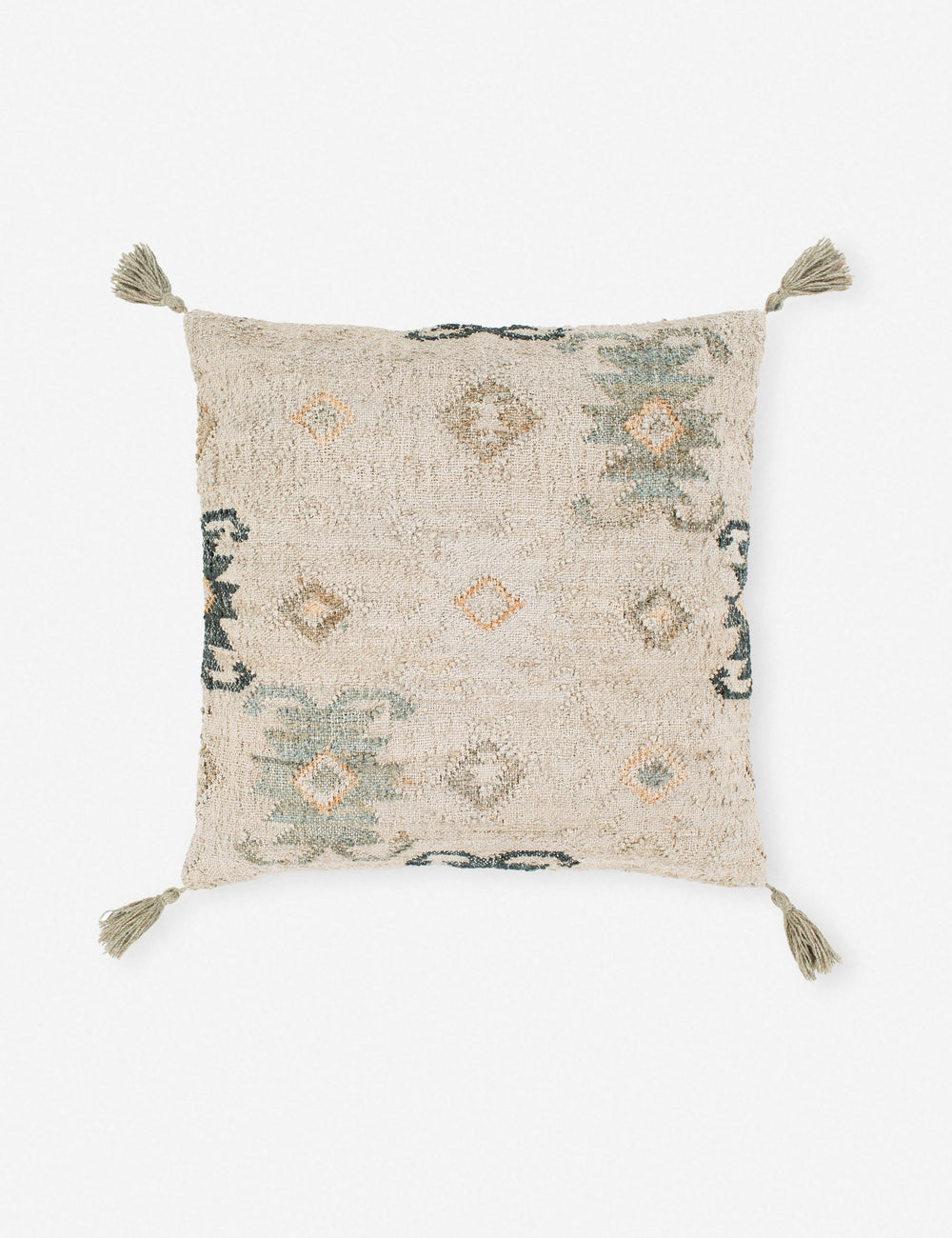 Jorine Embroidered Tassel Pillow