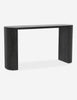 Luna Black Wooden Console Table