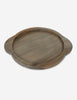 Lylah Decorative Round Wooden Coffee Table Tray