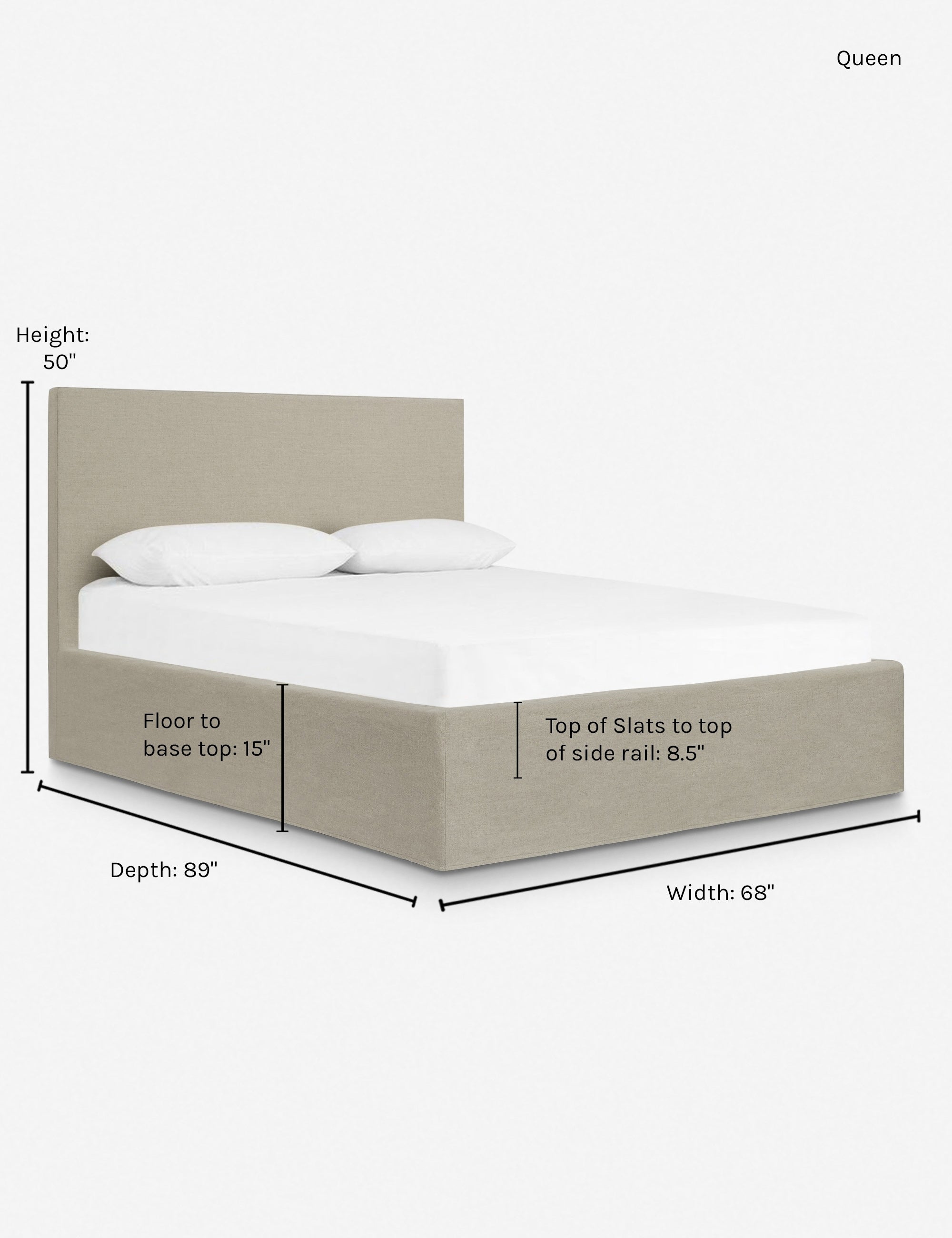 Paxton Slipcover Platform Bed